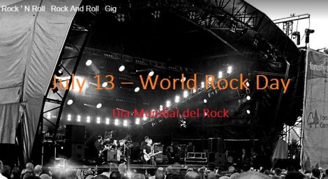 → July 13: World Rock Day - international day